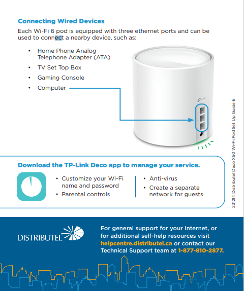 Deco X50 Wi-Fi Pod Set Up Guide