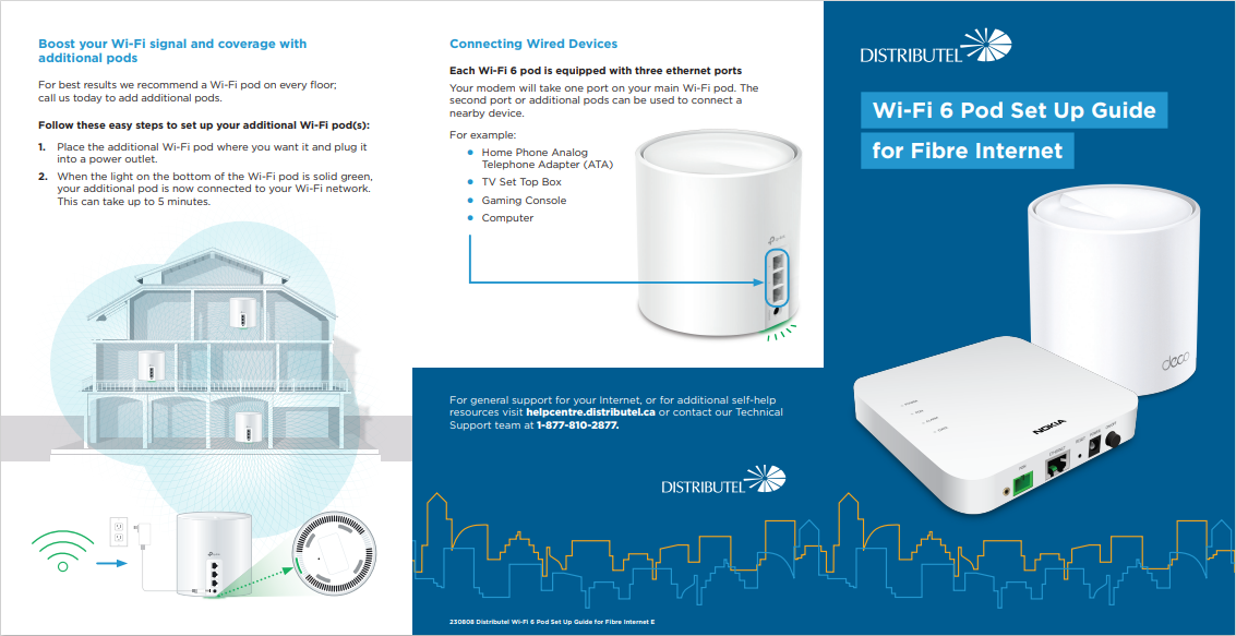Wi-Fi 6 Pod Setup Guide for Fibre Internet